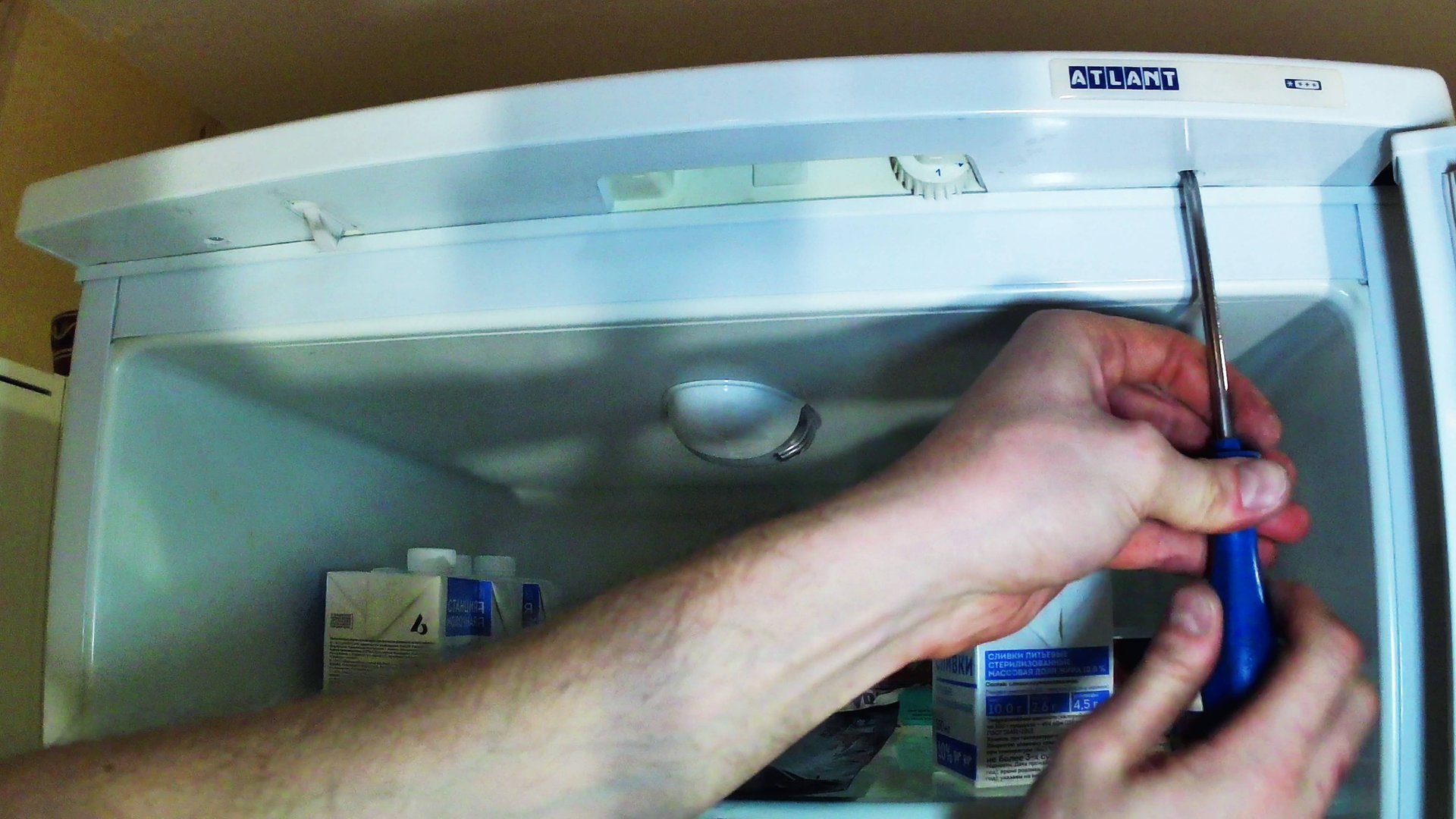 Замена термостата на холодильнике Atlant