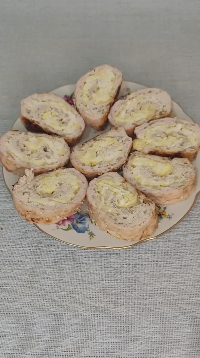 Рулет из куриного филе