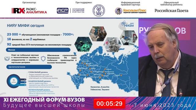 Секция 2 «Роль университетов в устойчивом развитии регионов»