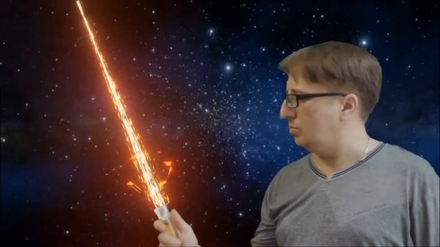 Огненный меч. Blender 3D 2.81