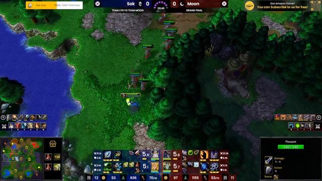 WC3 _ Grandfinal _ [NE] Moon vs Sok [HU] _ Ancient of Wonders Cup 2024 #4