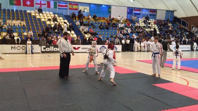 Кубок Департамента образования г. Москвы 12.03.2017 Петр Рыбас (белый шлем) 1 бой