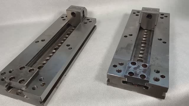 Видео-обзор на тиски механические серии ТМК 420/160 после повреждений из-за большого усилия зажатия