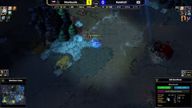 WC3 _ WB Semifinal _ [HU] Starbuck vs ReMinD [NE] _ Dolphin Warcraft Championship Cup