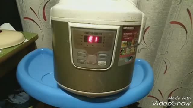 Ошибка Е1. Ремонт мультиварки Redmond.