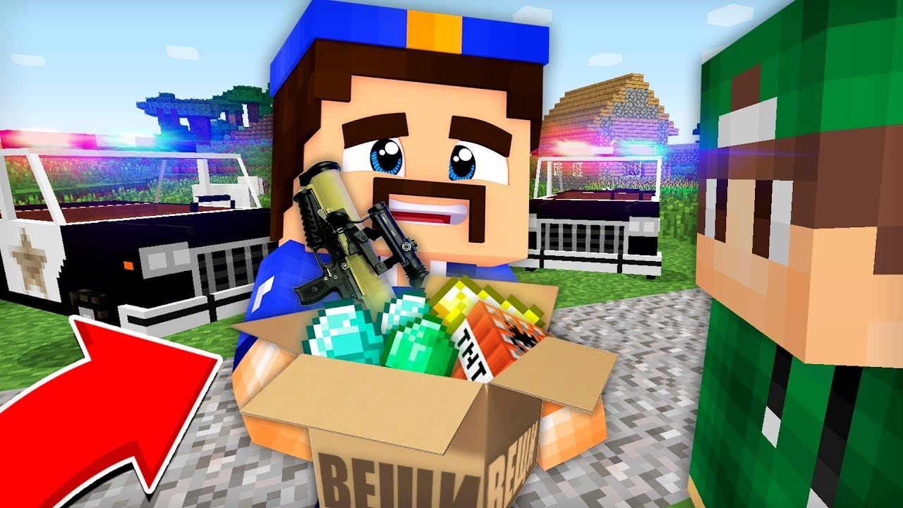 ЭТОТ ПОЛИЦЕЙСКИЙ ПОДАРИЛ МНЕ СВОИ ВЕЩИ В МАЙНКРАФТ | Риколит Minecraft