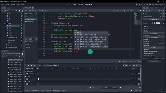 11 -Mining RPG Game Scene Script