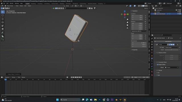 Product Spin Animation Blender 4.0!