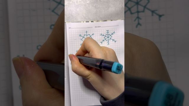 Рисуем снежинки | 4 способа ❄️