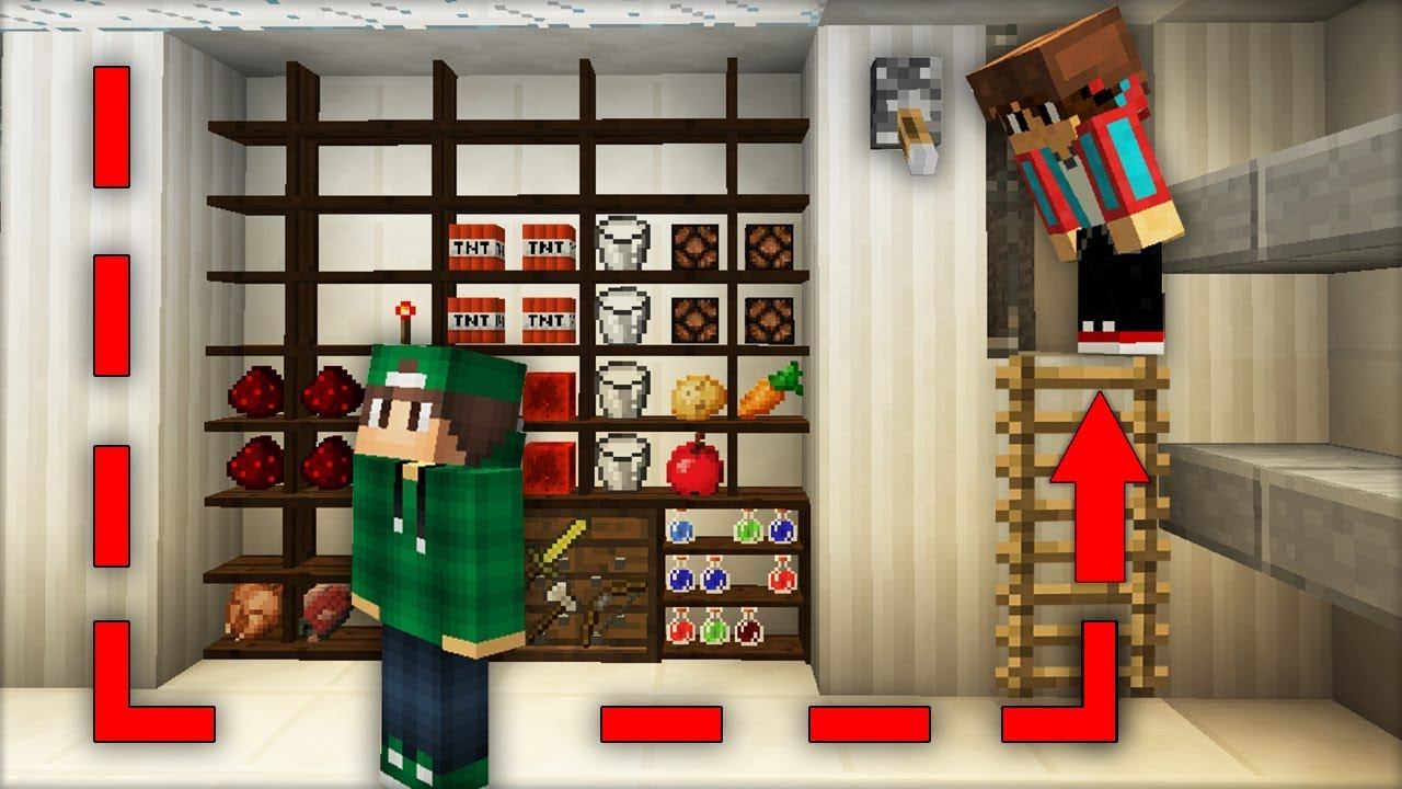 МОЙ ДРУГ СПРЯТАЛСЯ ОТ МЕНЯ В МАГАЗИНЕ ЖИТЕЛЕЙ В МАЙНКРАФТ | Риколит Minecraft