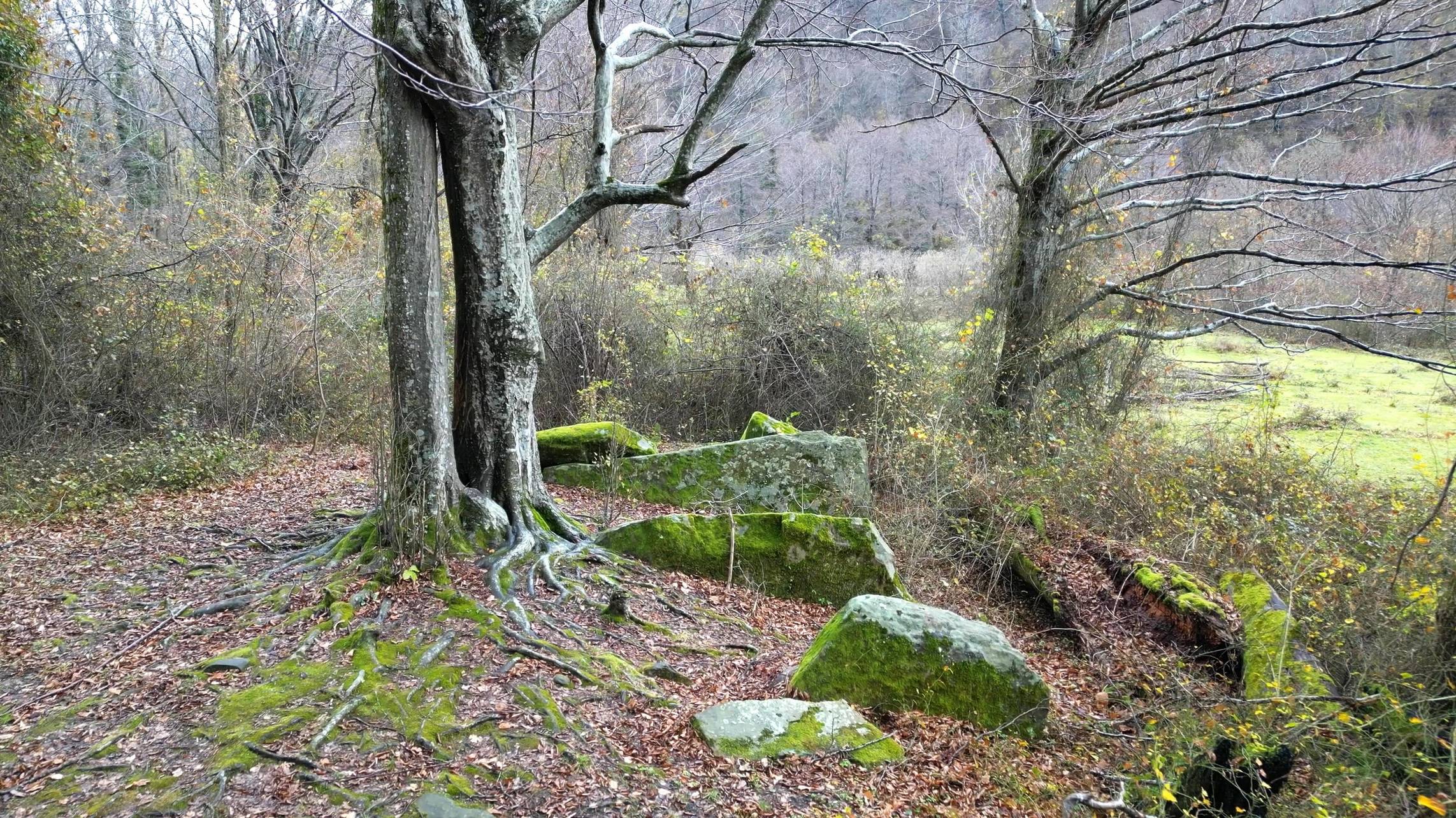 АЭРО 02 - Дополнение к Видео 82 - Группа дольменов у аула Псебе