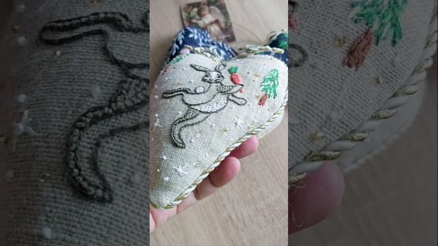 Новогодние сувениры, четыре сердца