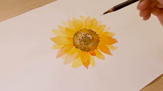 Как нарисовать Подсолнух...
