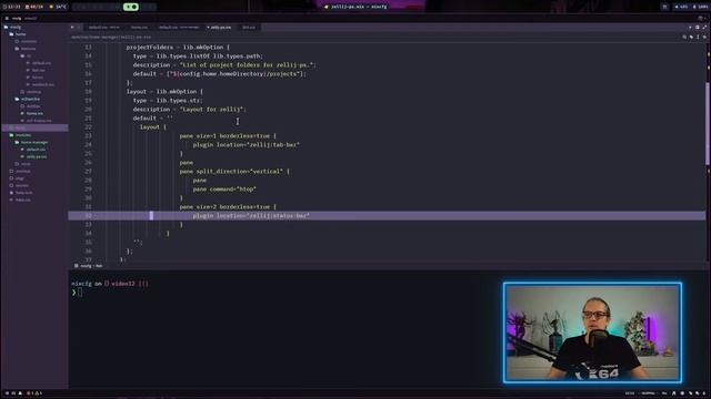 Rebuilding my NixOS config - Part 13: Implementing a Zellij Project Switcher Home Manager Module
