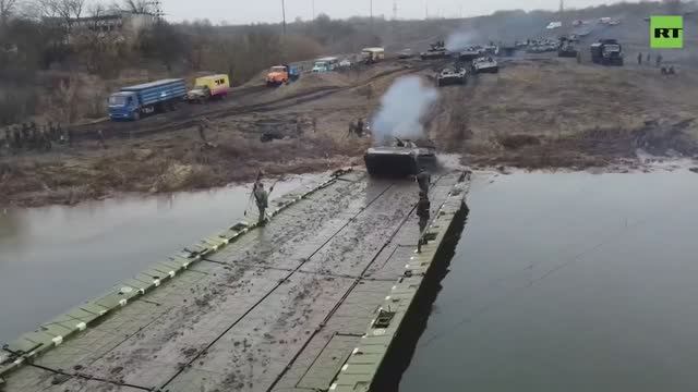 Клип на тему продвижения ВС РФ в марте 2022 по территории 404