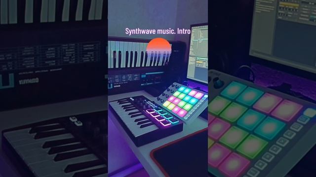 Synthwave music. Intro.