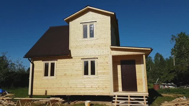 Заказ-Дом.рф - строительство на заказ домов из сухого бруса с мансардой в Ленинградской области