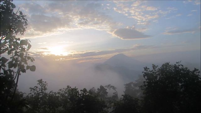 Рассвет на вулканах