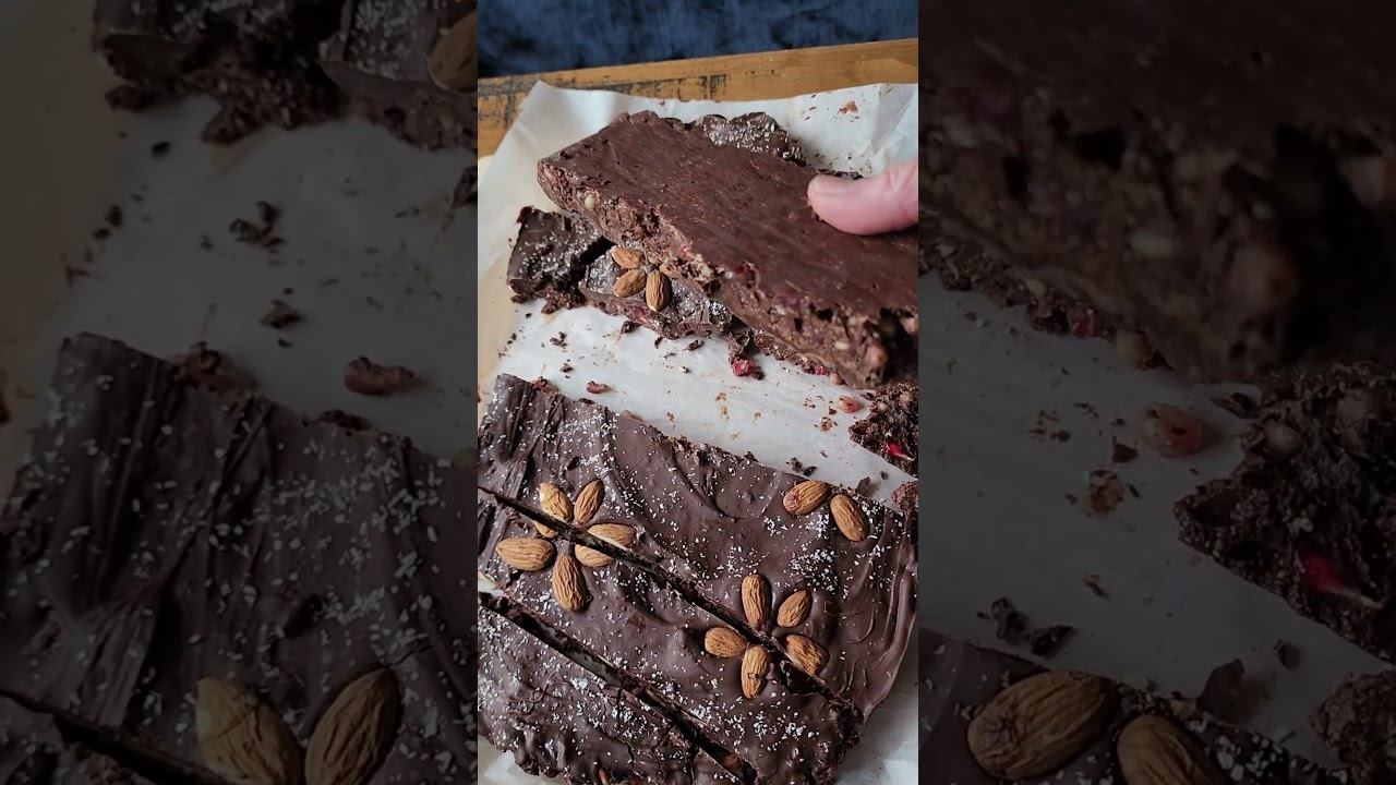 Очень простой шоколадный десерт с наполнителем (рецепт в описании ).