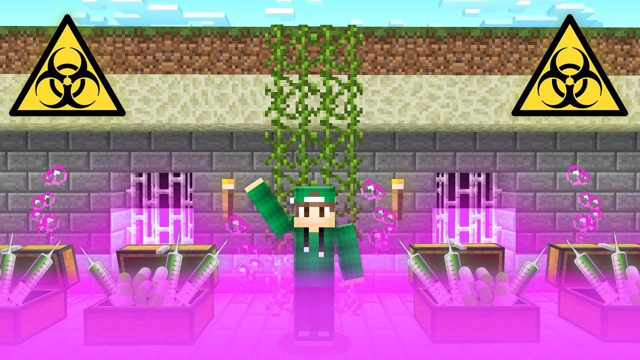 Я НАШЁЛ СЕКРЕТНУЮ ЛАБОРАТОРИЮ С ВАКЦИНАМИ ОТ ВИРУСА В МАЙНКРАФТ | Риколит Minecraft