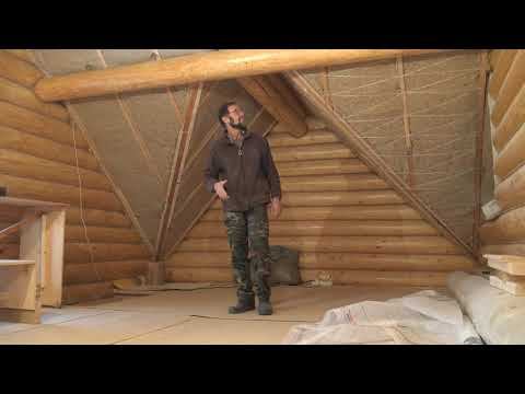 Утепление мансарды коноплитом