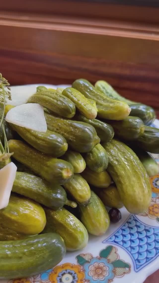 ХРУСТЯЩИЕ МАЛОСОЛЬНЫЕ ОГУРЧИКИ