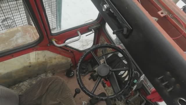 Новая крыша для ЛТЗ-55. (Часть 1. Снятие, примерка люка.)