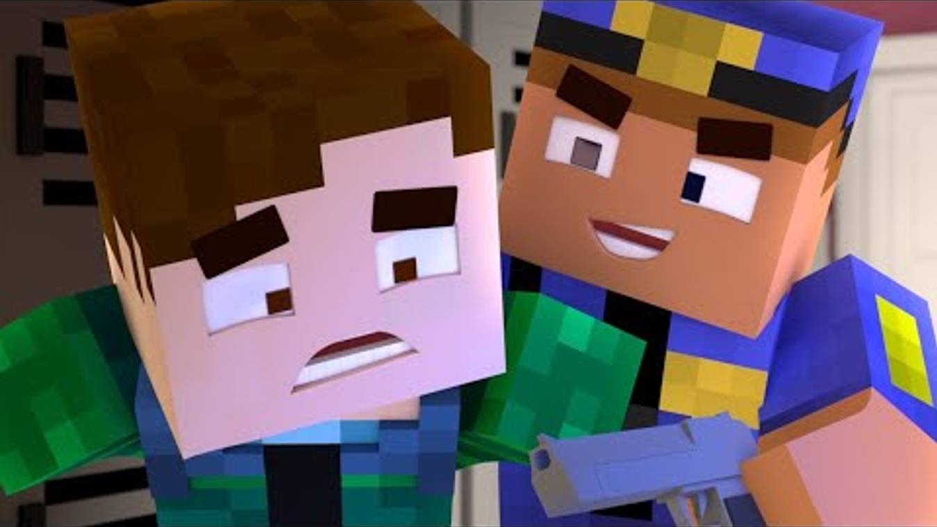 ОХРАНА ПОЙМАЛА НАС! - БЛОГЕРЫ В МАЙНКРАФТ [перезалив]