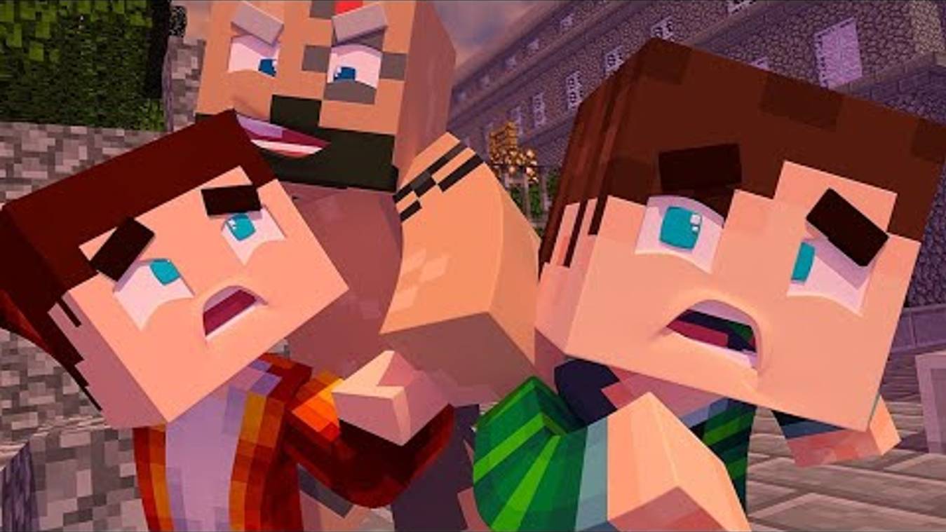 БЕЗУМНЫЙ ВРАЧ ПОЙМАЛ РЕБЕНКА! ДЕТИ И ПСИХУШКА В МАЙНКРАФТ [перезалив]