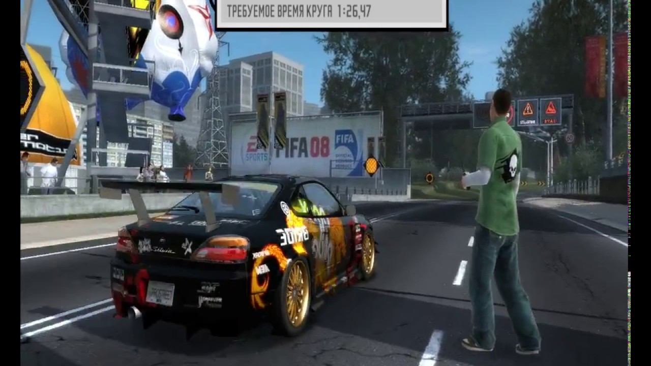 NFS Pro Street-Заезд на время(грипп)