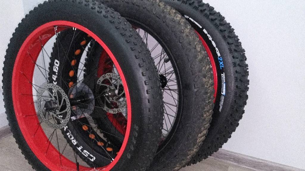 Сравнение и замер покрышек для фэтбайка - 4.0, 4.8, 5.05