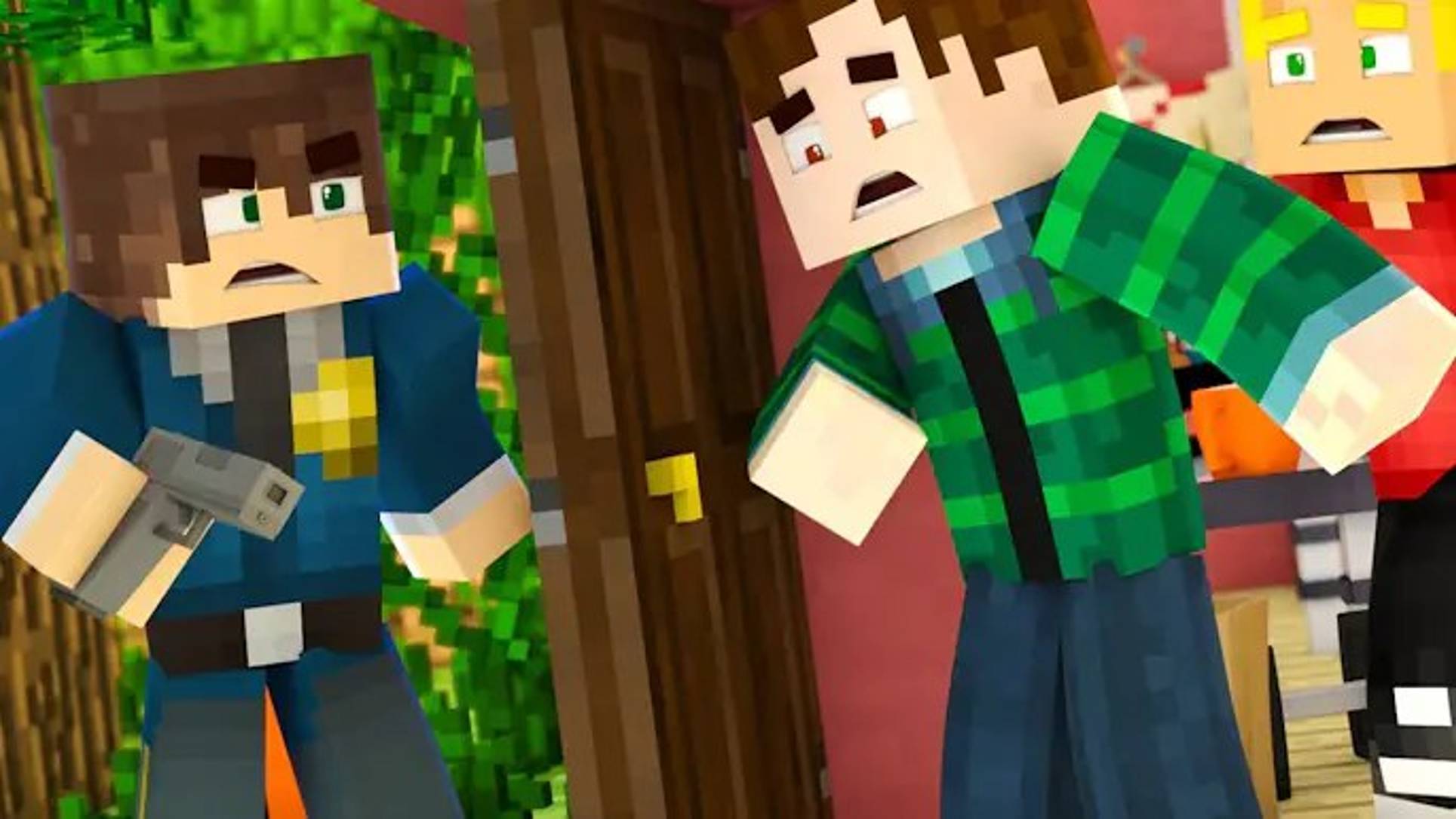 УКРЫТИЕ РУФЕРОВ ОТ ПОЛИЦИИ! - БЛОГЕРЫ В МАЙНКРАФТ [перезалив]