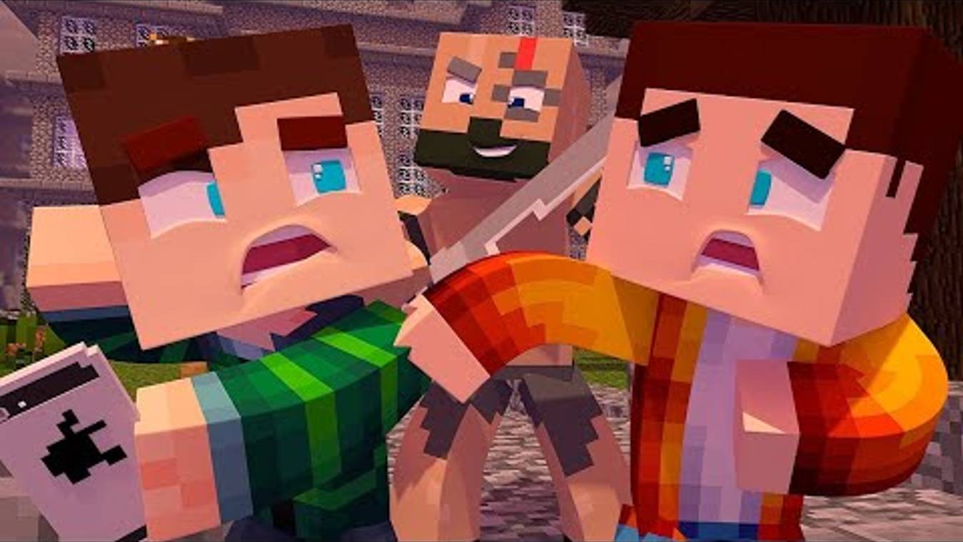 БЕЗУМНЫЙ ВРАЧ НАПАЛ НА ДЕТЕЙ! ДЕТИ И ПСИХУШКА В МАЙНКРАФТ [перезалив]