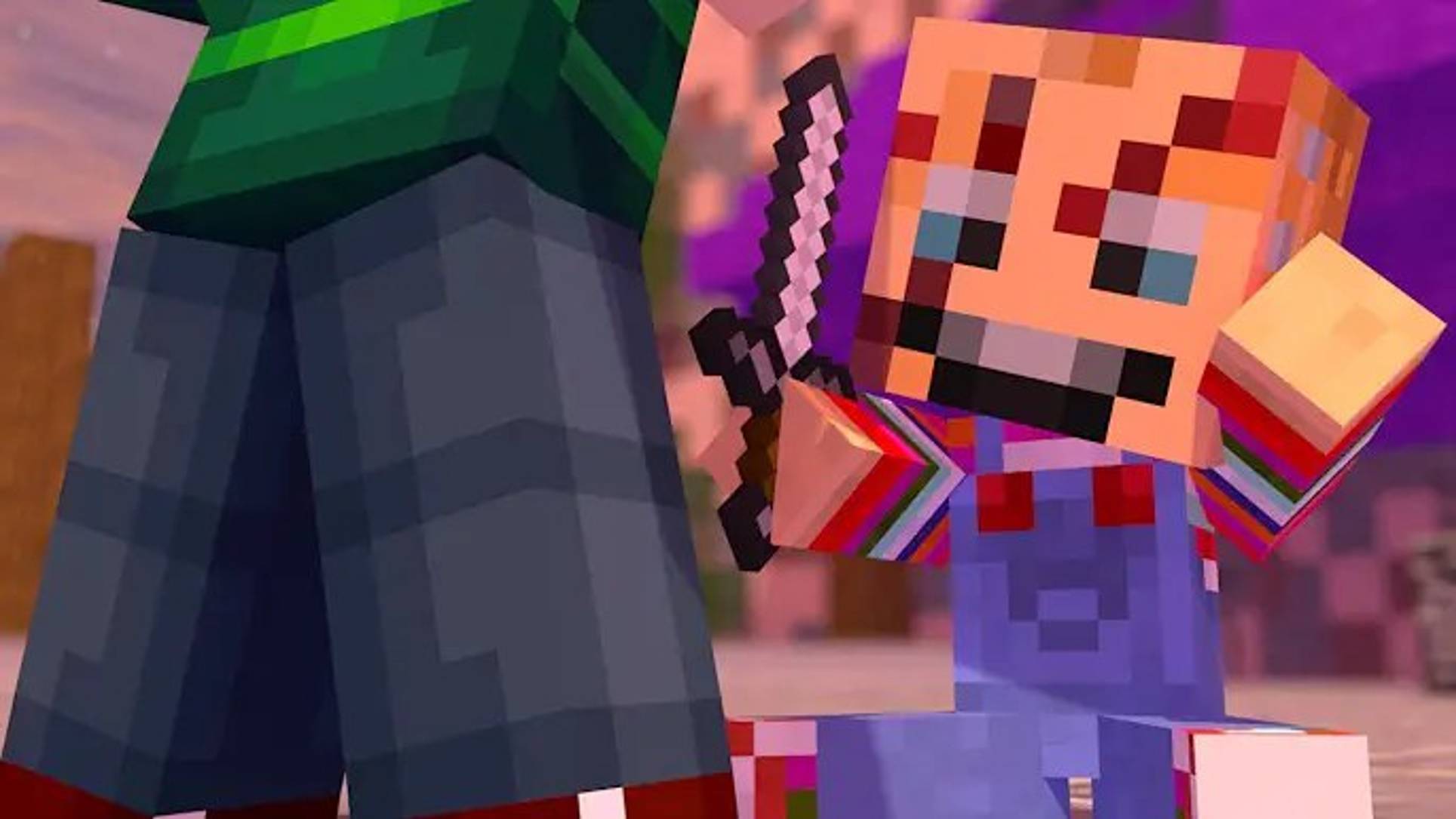 КУКЛА ЧАКИ НАПАЛ НА ДЕТЕЙ! ДЕТСКИЕ КОШМАРЫ В МАЙНКРАФТ [перезалив]