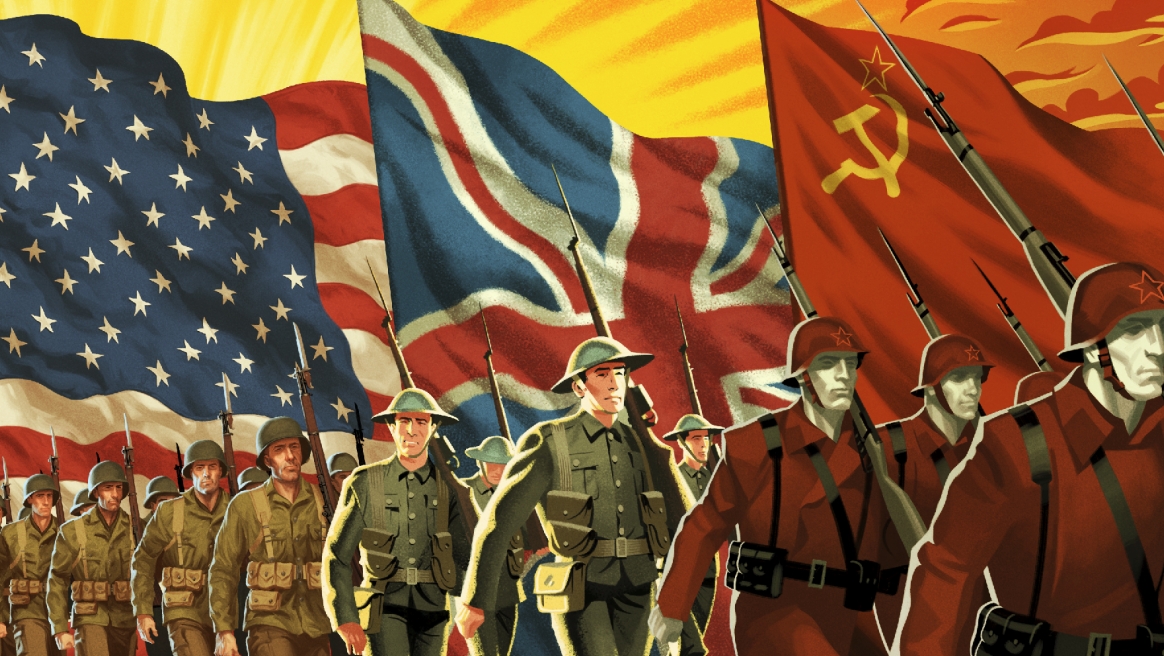 Вторая мировая война на карте. История на карте.