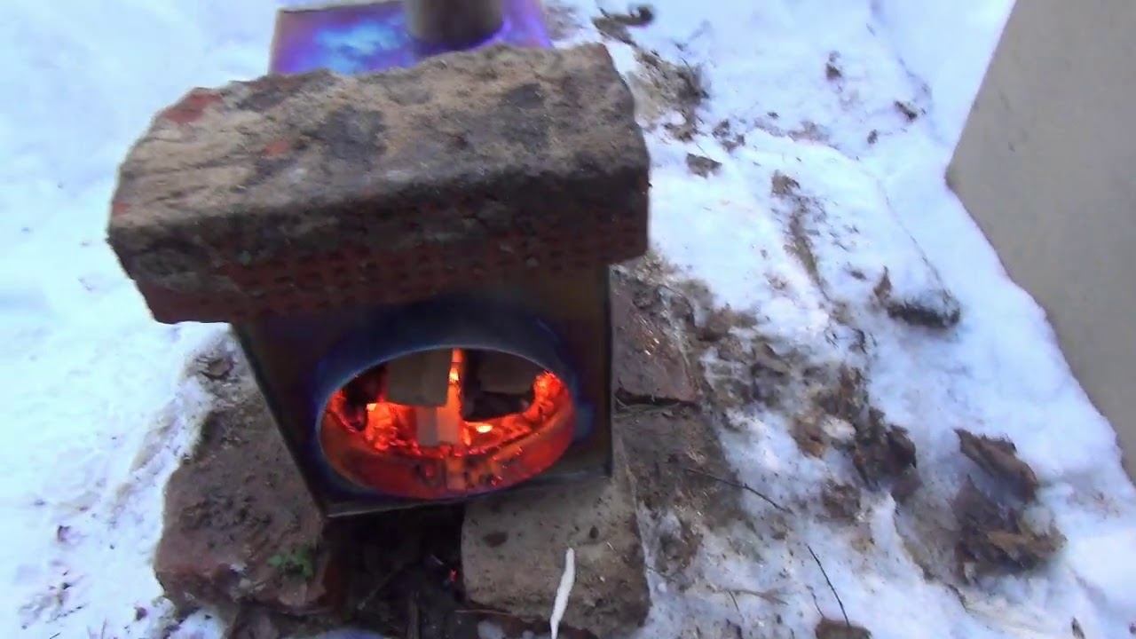 Испытание титановой печки