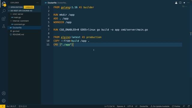 10 - Докеризация нашего приложения (2160p с 30 кадрами в секунду)