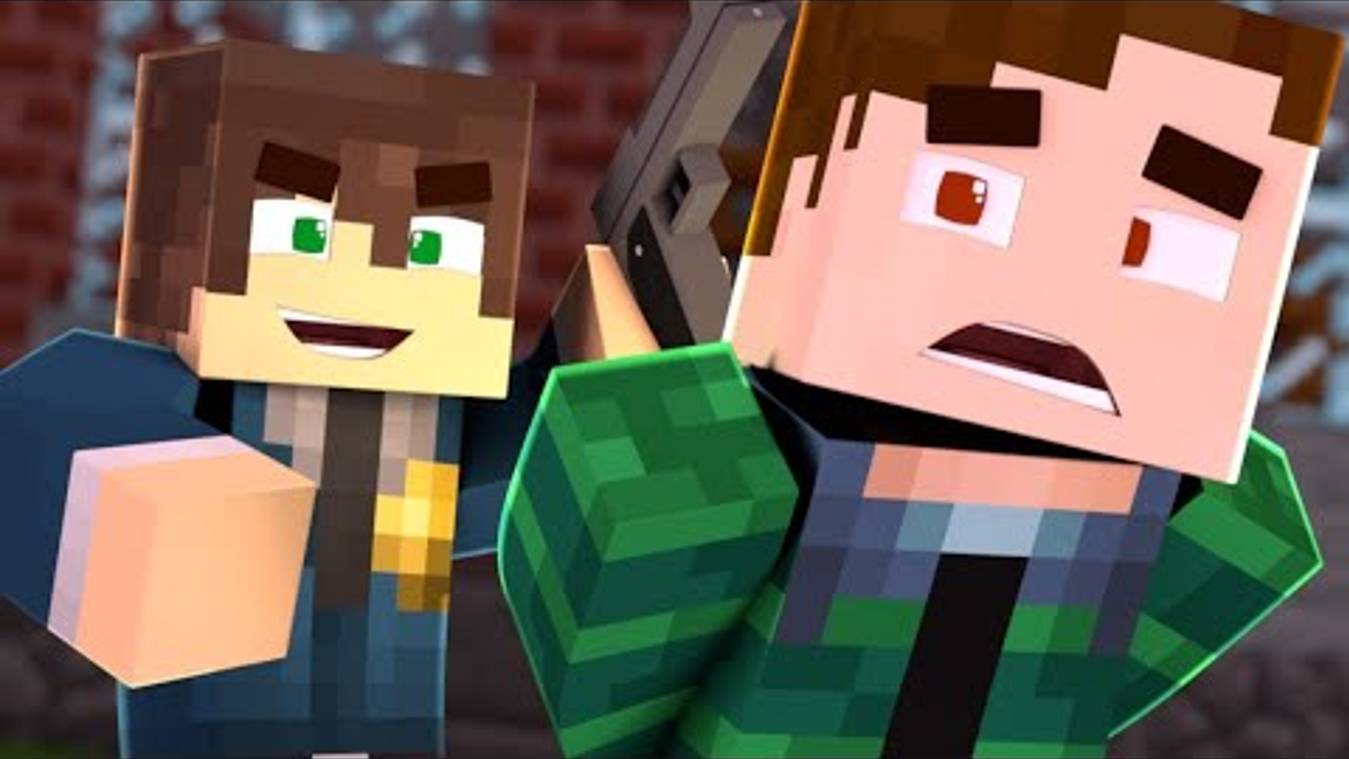 НАС ВЫЧИСЛИЛА ПОЛИЦИЯ! - БЛОГЕРЫ В МАЙНКРАФТ [перезалив]