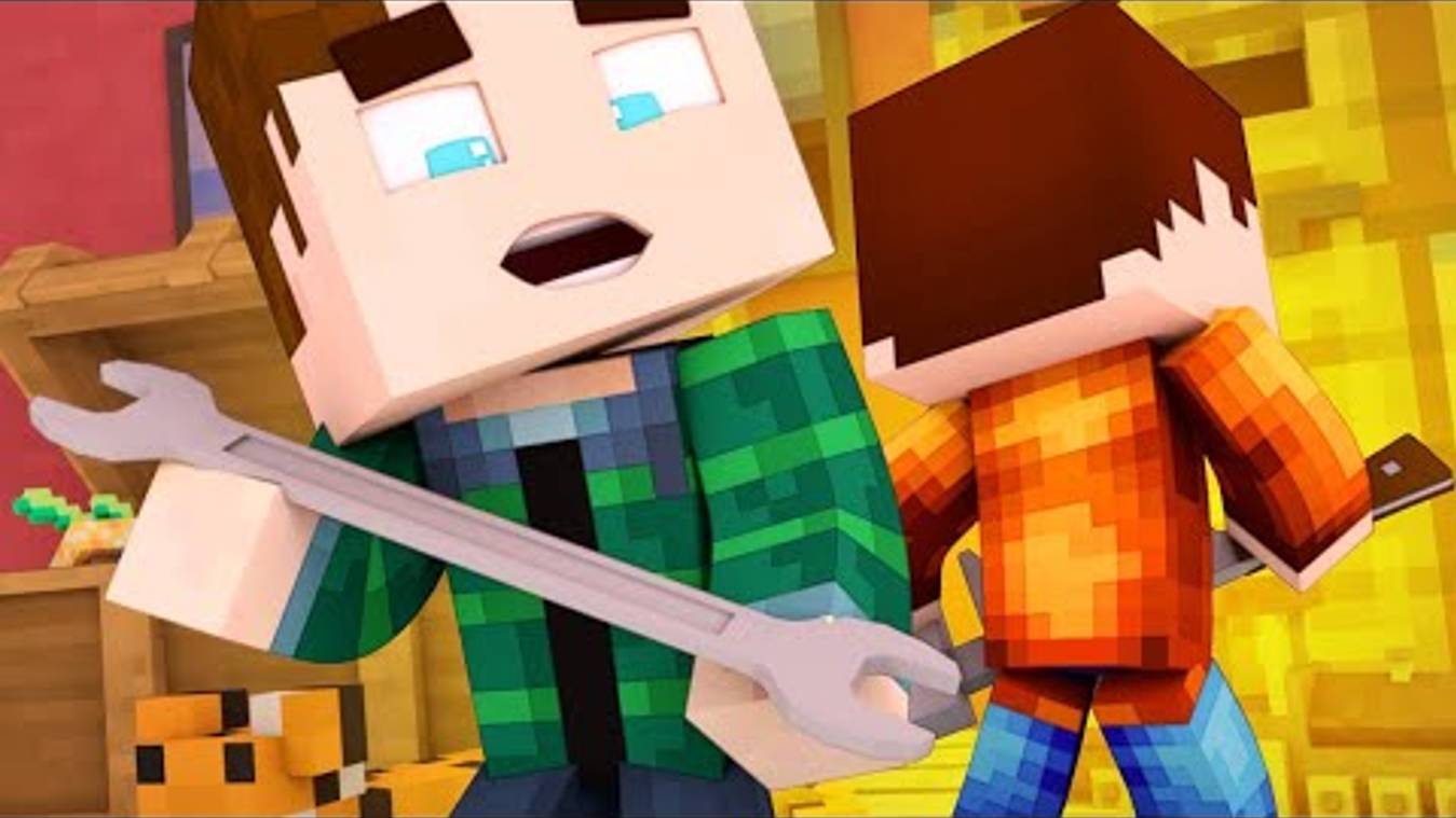 ДЕТИ СБЕЖАЛИ ИЗ ДЕТСКОГО САДА! МИР ДЕТЕЙ В МАЙНКРАФТ [перезалив]