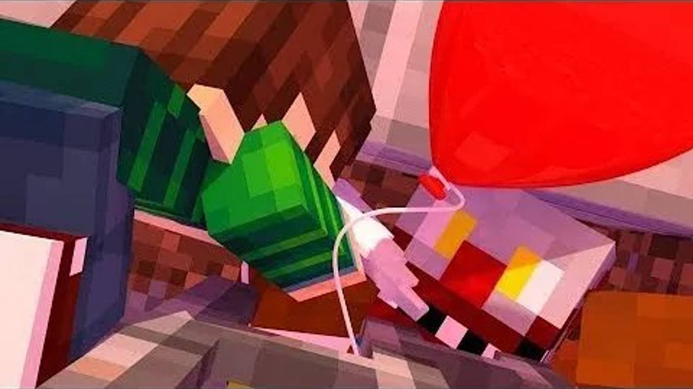 КЛОУН ОНО ВЫШЕЛ ЗА ДЕТЬМИ! ДЕТСКИЕ КОШМАРЫ В МАЙНКРАФТ [перезалив]