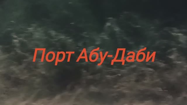 Круиз по Персидскому заливу. ОАЭ. Порт Абу-Даби