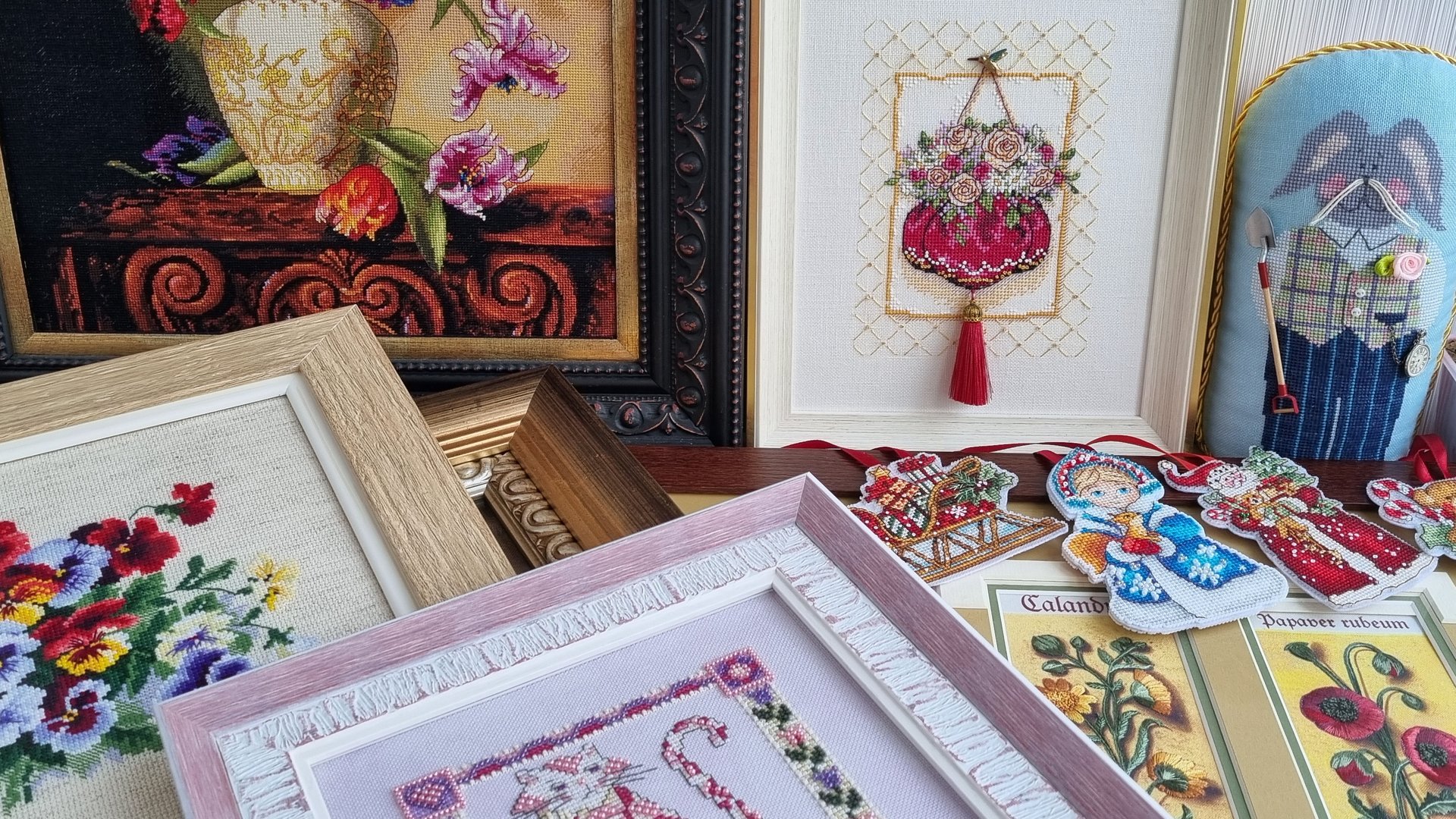 ВЫШИВАЛЬНЫЕ ИТОГИ 2023 ❤️  Вышивка крестиком