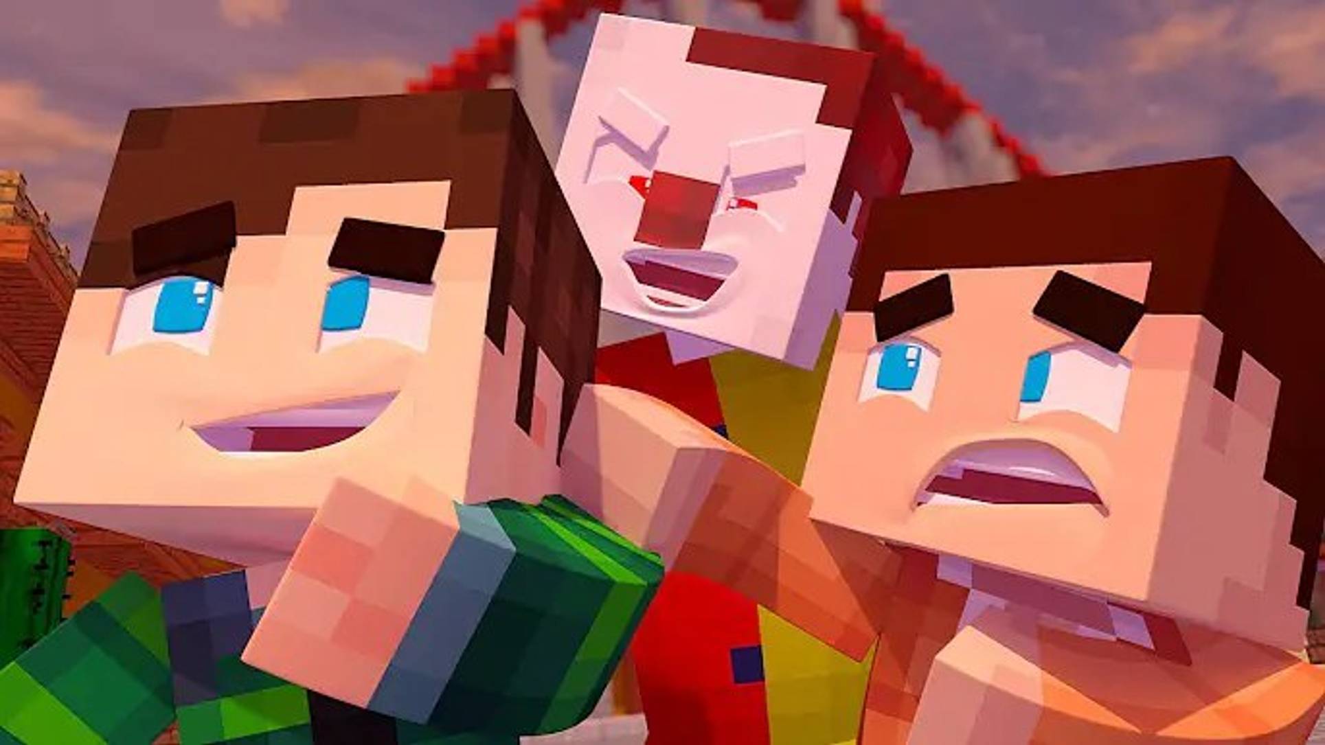 СТРАШНЫЙ КЛОУН! ДЕТСКИЕ КОШМАРЫ В МАЙНКРАФТ [перезалив]