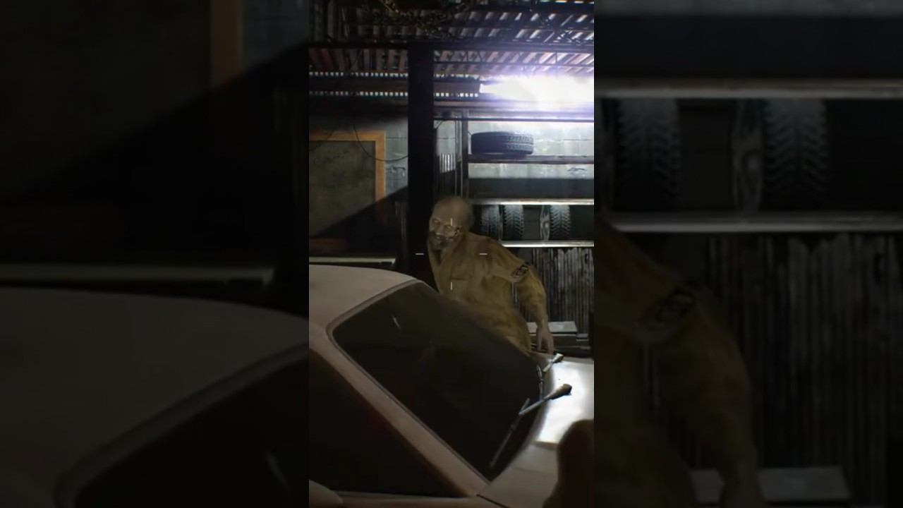 Первый босс-файтинг с папочкой в Resident Evil 7: Biohazard!