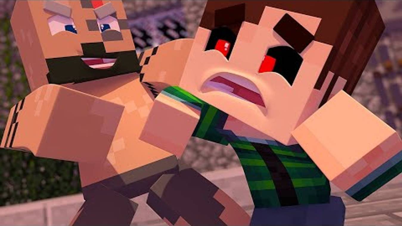 РЕБЁНОК СТАЛ МОНСТРОМ - ДЕТИ И ПСИХУШКА В МАЙНКРАФТ [перезалив]