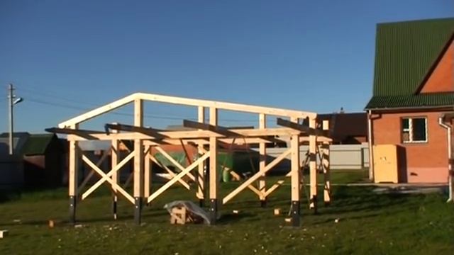 Навес над шашлыком 2007 год