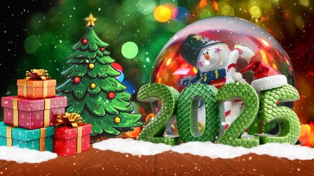Футаж №1 Новый 2025 год + Новогодние Футажи С Новым 2025 годом!