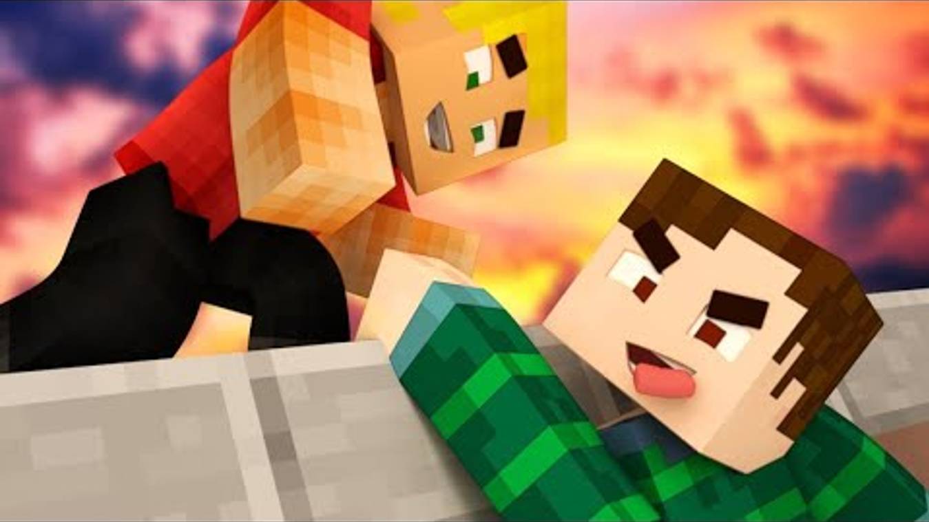 ОПАСНЫЙ ЗАЦЕП НА КРЫШЕ БОЛЬНИЦЫ! - БЛОГЕРЫ В МАЙНКРАФТ [перезалив]