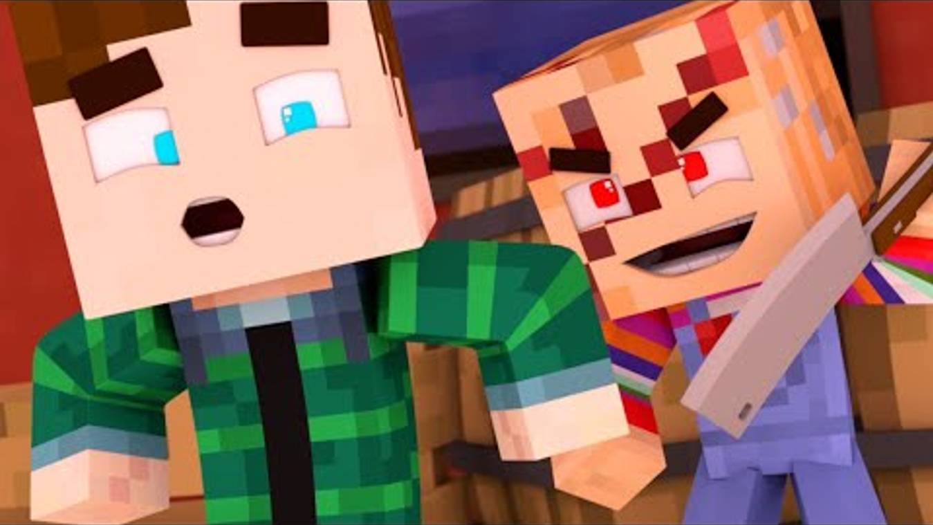 ДЕТИ ПОПАЛИ В ЛОВУШКУ КУКЛЫ ЧАКИ! МИР ДЕТЕЙ В МАЙНКРАФТ [перезалив]