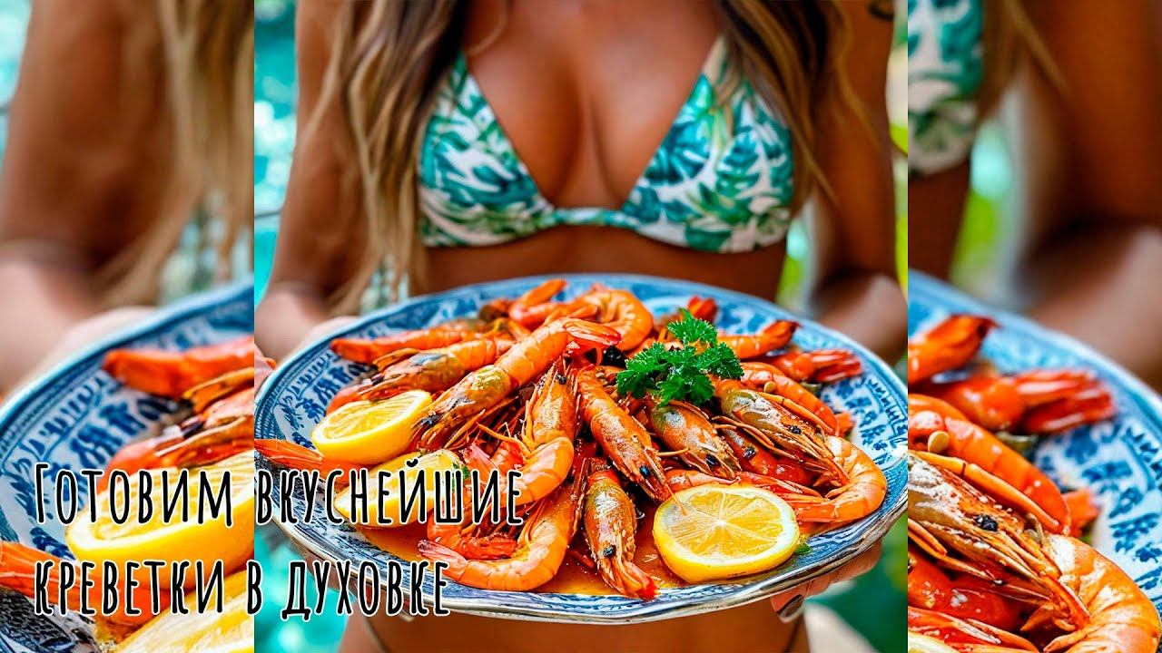 Готовим вкуснейшие креветки в духовке